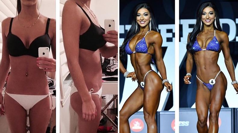 La impactante transformación de una atleta del IFBB Pro League en el Bikini Olympia 2024