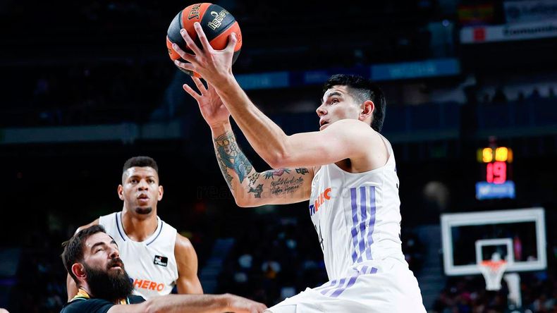 Gabriel Deck entregó una buena marca en el triunfo del Real Madrid