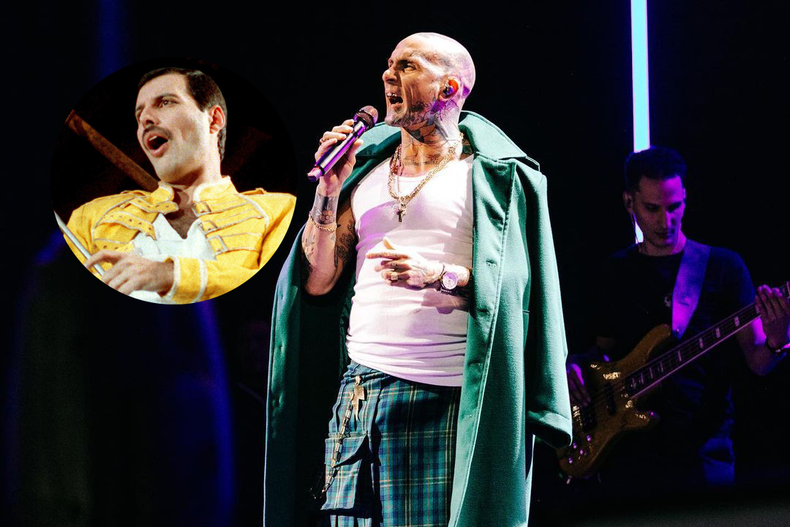 El impactante cover de Ke Personajes: Ema Noir en modo Freddie Mercury