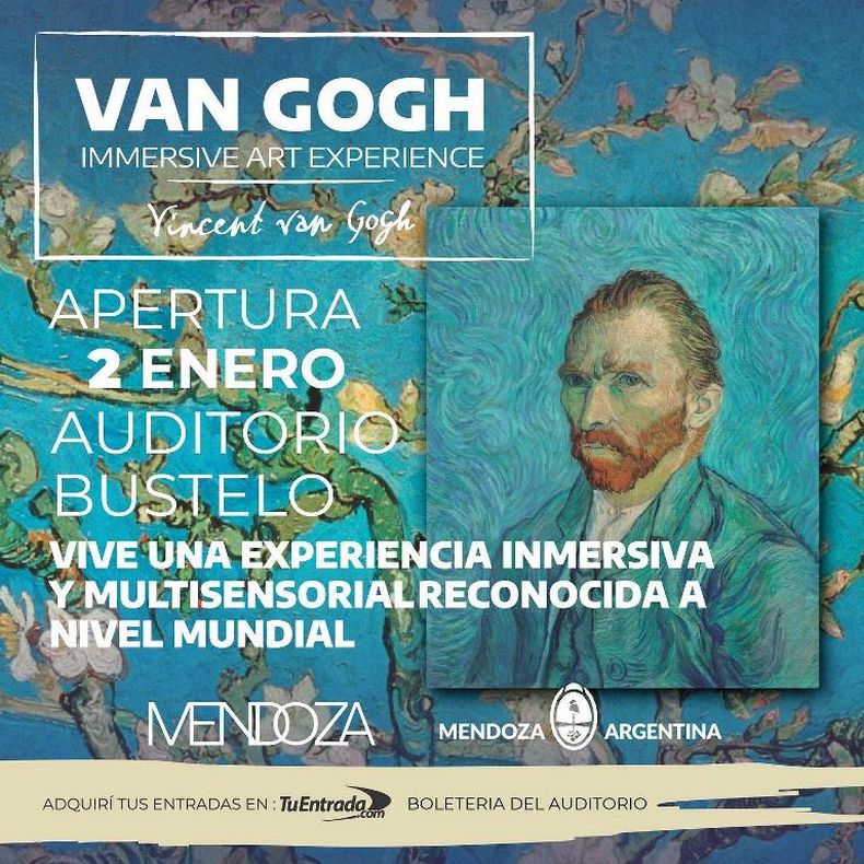 La muestra inmersiva de Van Gogh desembarca en Mendoza