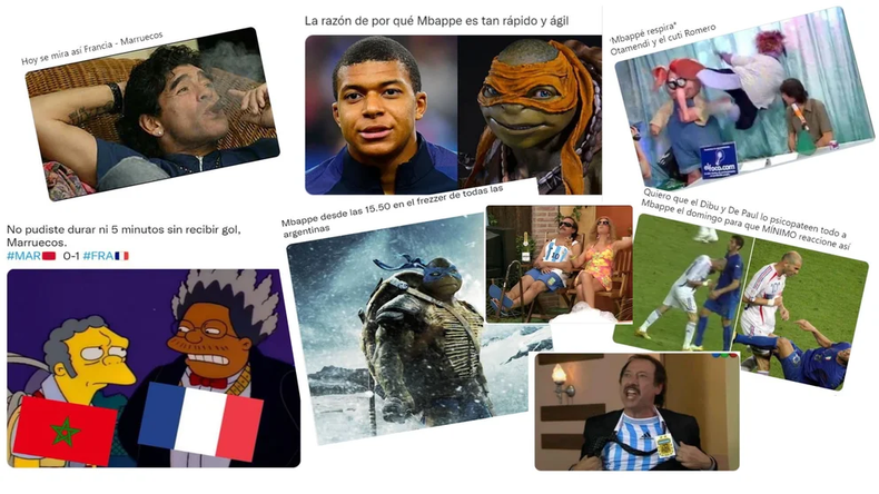 Los mejores memes del triunfo de Francia y la final con Argentina