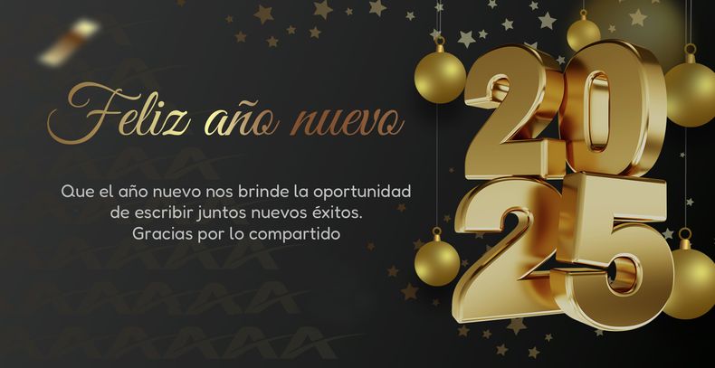 Sitio Andino te desea ¡Feliz Año Nuevo!