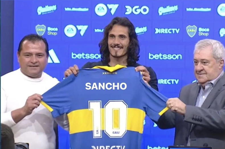 Los mejores memes por la llegada de Cavani a Boca