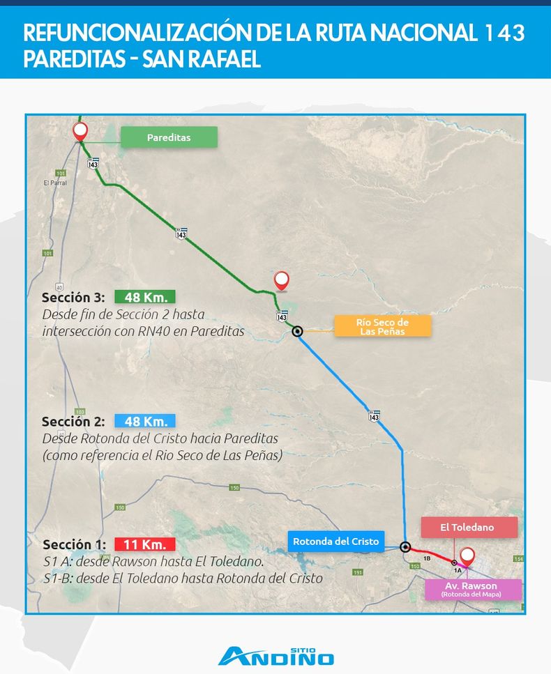 El Gobierno adjudicó la obra de la Ruta Nacional 143, clave para el sur ...