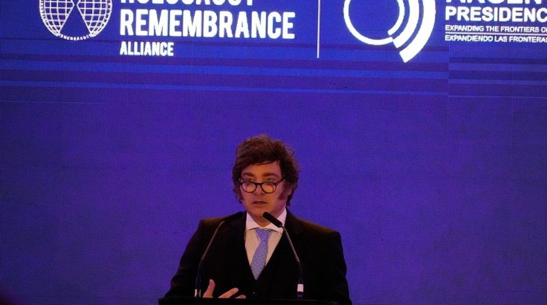 Javier Milei volvió a defender a Israel y denunció una alianza entre la ...
