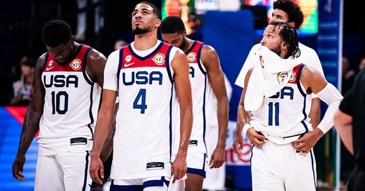 El Dream Team de Estados Unidos ni en el podio mundialista de básquet