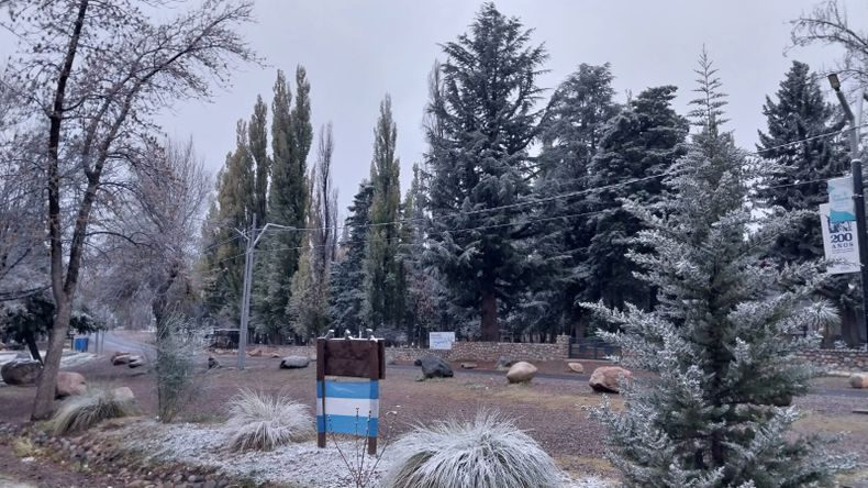 Sábado con nieve en el Manzano Histórico