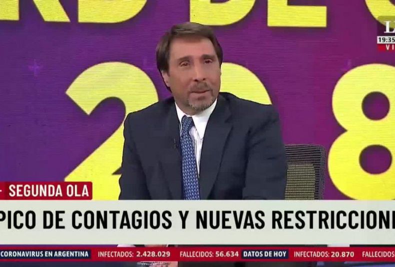 Fiebre y tensión en vivo en el programa de Eduardo Feinmann