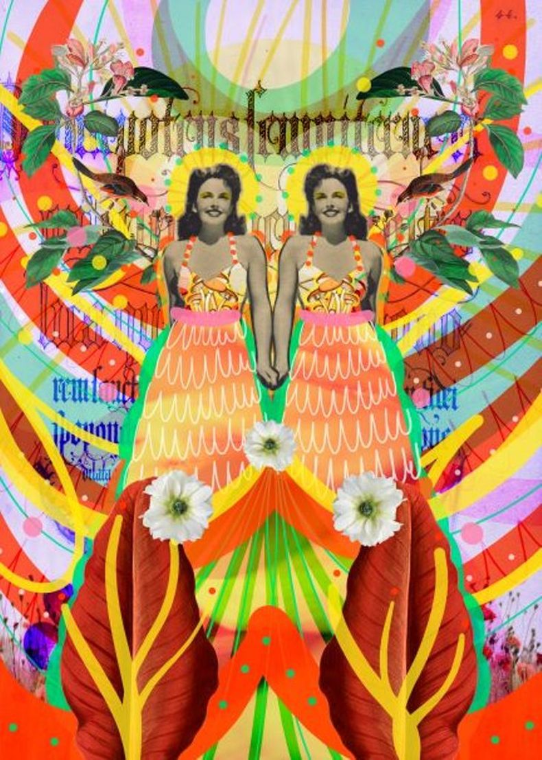 Peperina Magenta y el arte del collage digital