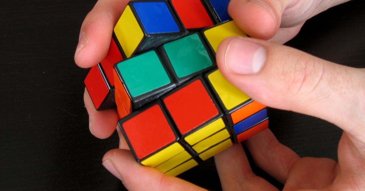 Desafío mental: cómo armar un cubo de Rubik