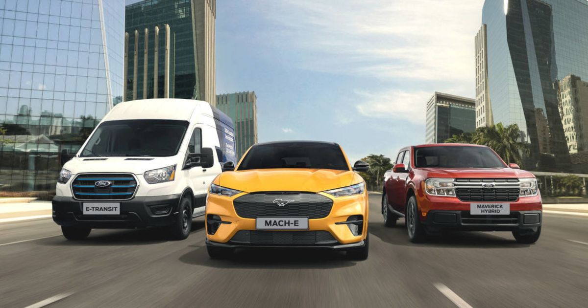 Ford lanza en la Argentina estos tres modelos electrificados