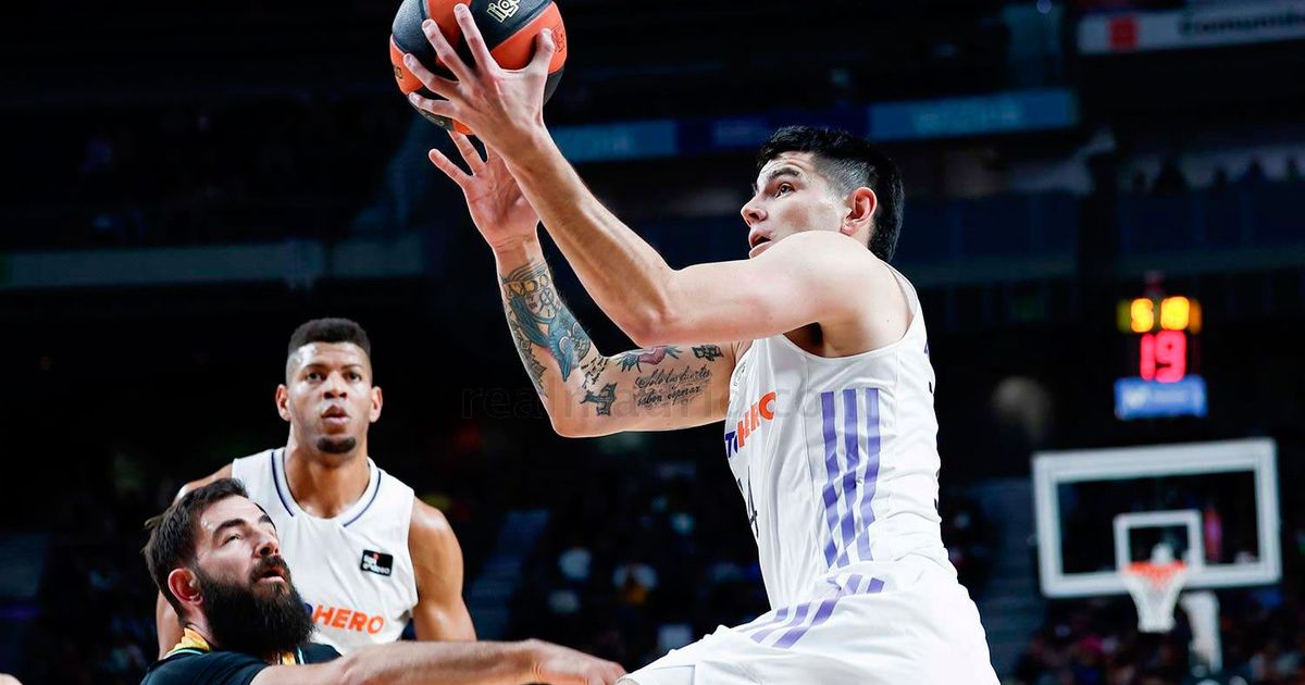 Gabriel Deck entregó una buena marca en el triunfo del Real Madrid