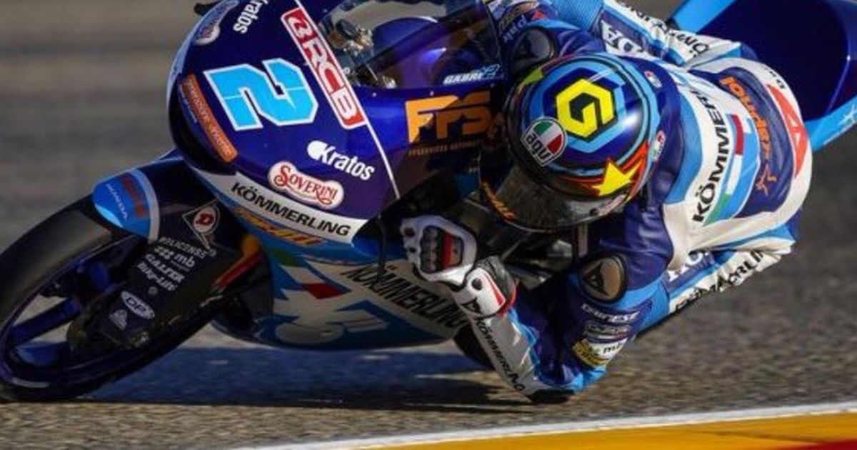 Dos puntos para Gabriel Rodrigo que se mantuvo en el top ten del Moto 3
