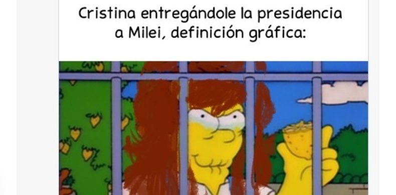 Los mejores memes de la asunción presidencial de Javier Milei