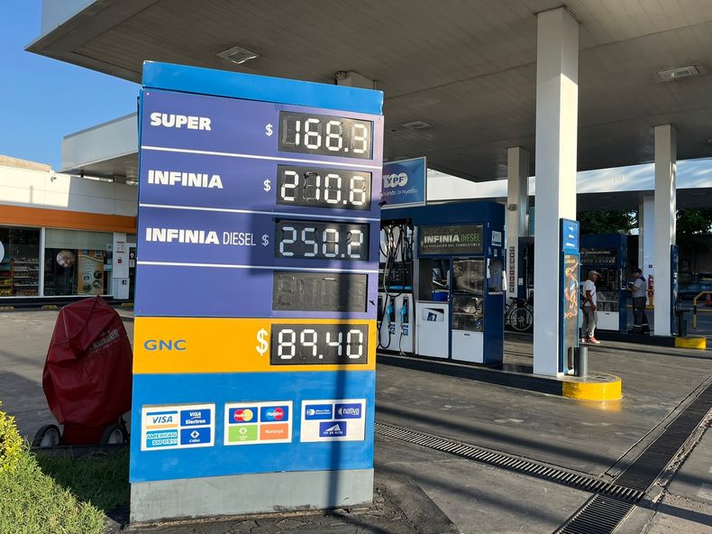 YPF aplicó el aumento de combustibles