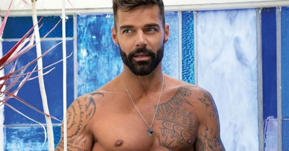 Cambio de look radical para Ricky Martin: se tiñó la barba de rubio