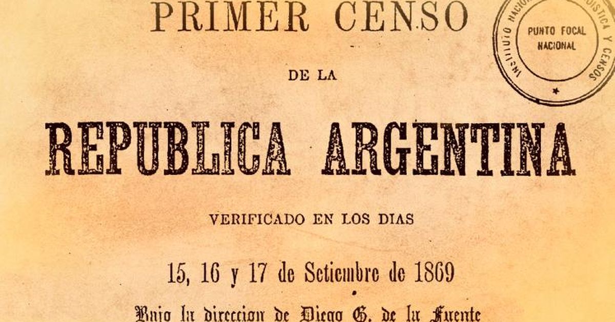 Se cumplen 155 años del primer Censo Nacional