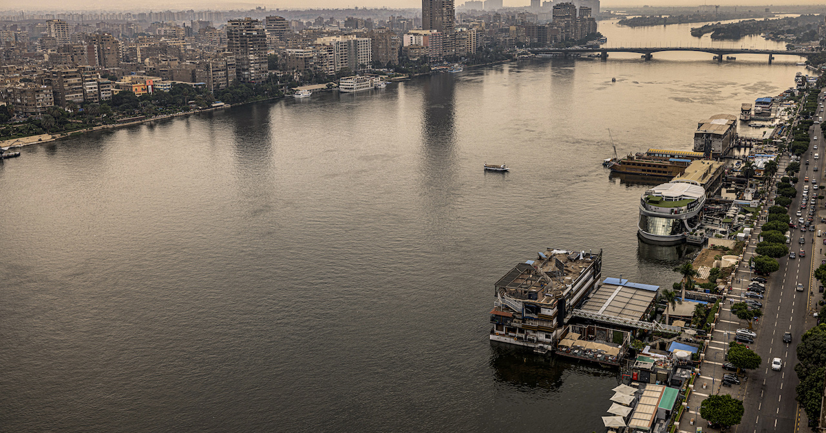Egipto: el río Nilo cambió de color y asombró a todo el mundo