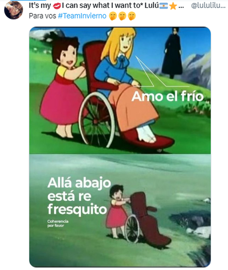 Los desopilantes memes por la llegada del invierno