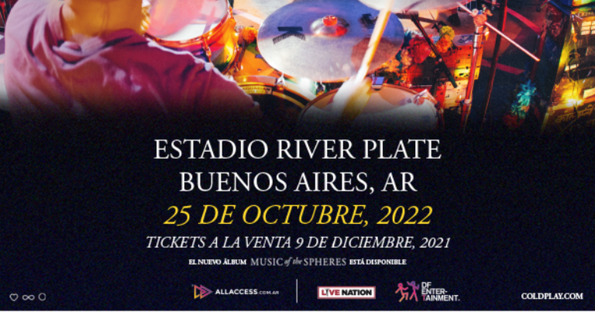 Coldplay lanza la película de sus recitales en River Plate