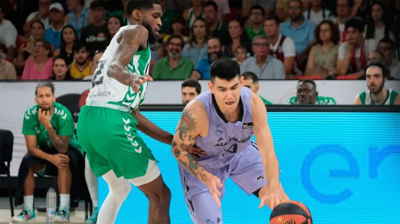 Gabriel Deck hizo un pequeño aporte en el triunfo del Real Madrid