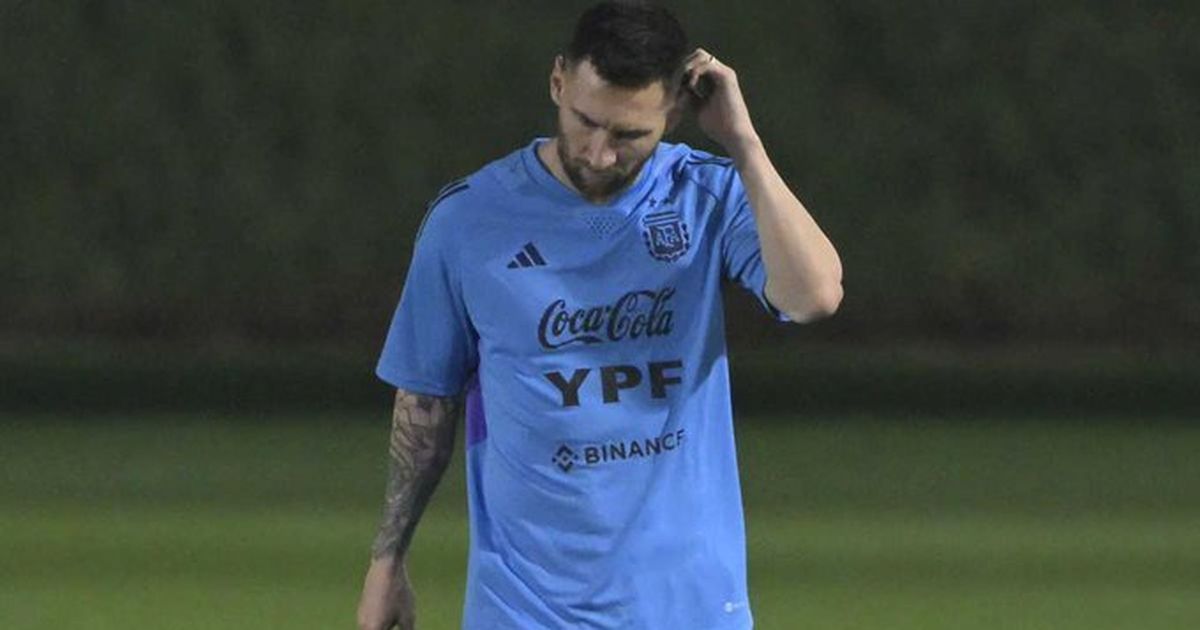 Qué pasó con Messi que entrenó diferenciado en la selección argentina