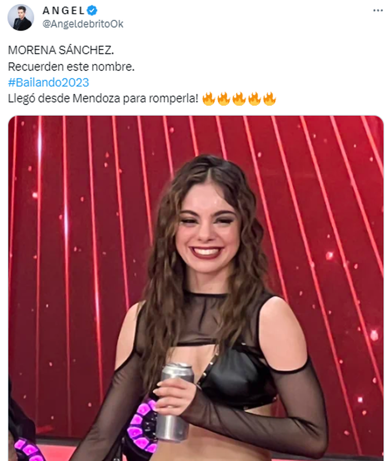 Quién es Morena Sánchez, la mendocina del Bailando 2023
