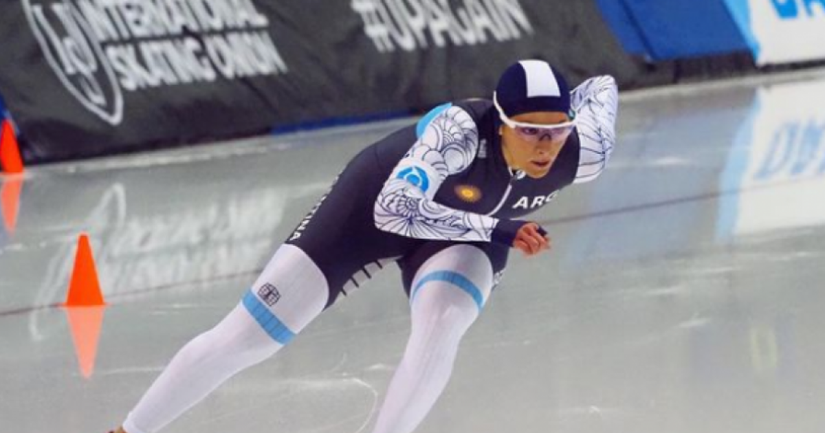 Victoria Rodríguez establece récord en Copa América de patinaje sobre hielo
