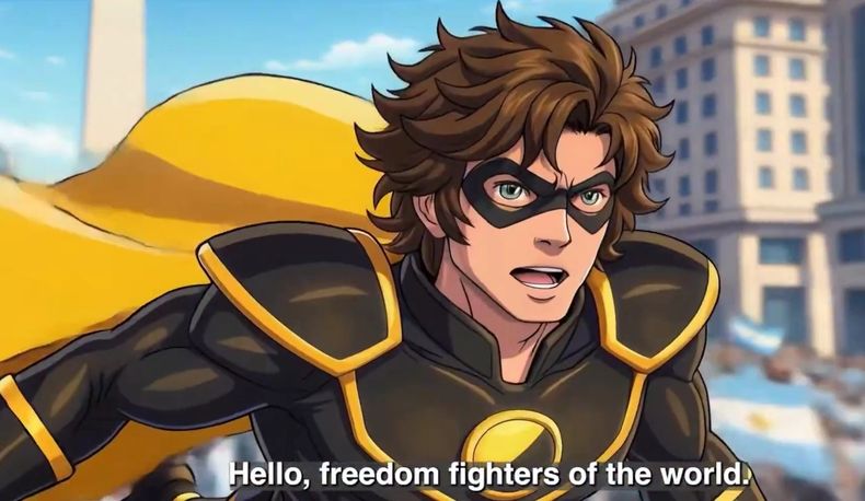 Javier Milei lanzó sus redes sociales en inglés mostrándose como un ...