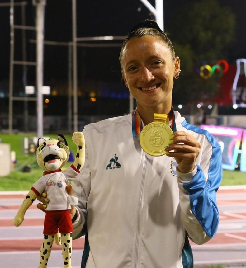 Florencia Borelli consiguió el oro en los 10 mil metros de atletismo