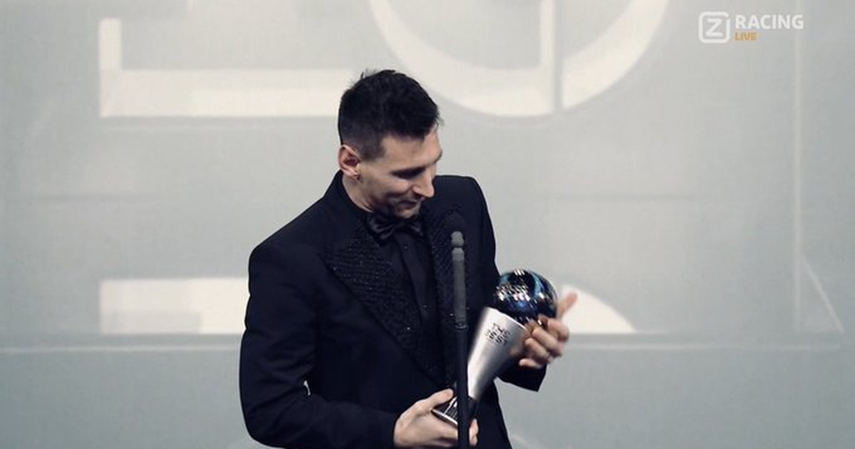 Messi completó el cuarteto nacional en los The Best