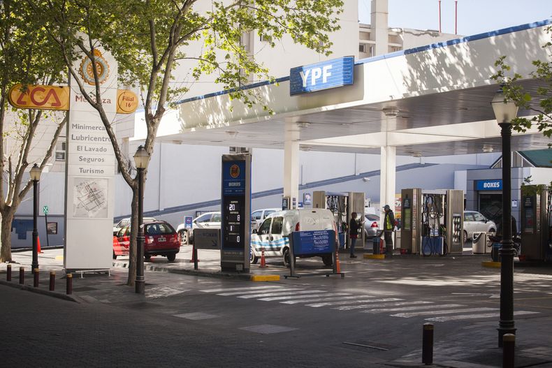 YPF aumenta 12,5% los combustibles: así quedaron los precios en Mendoza