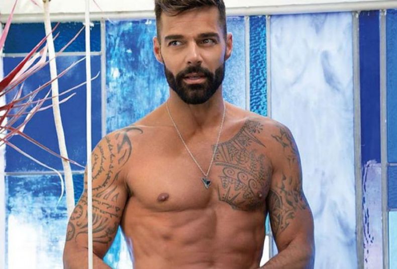 Cambio de look radical para Ricky Martin: se tiñó la barba de rubio