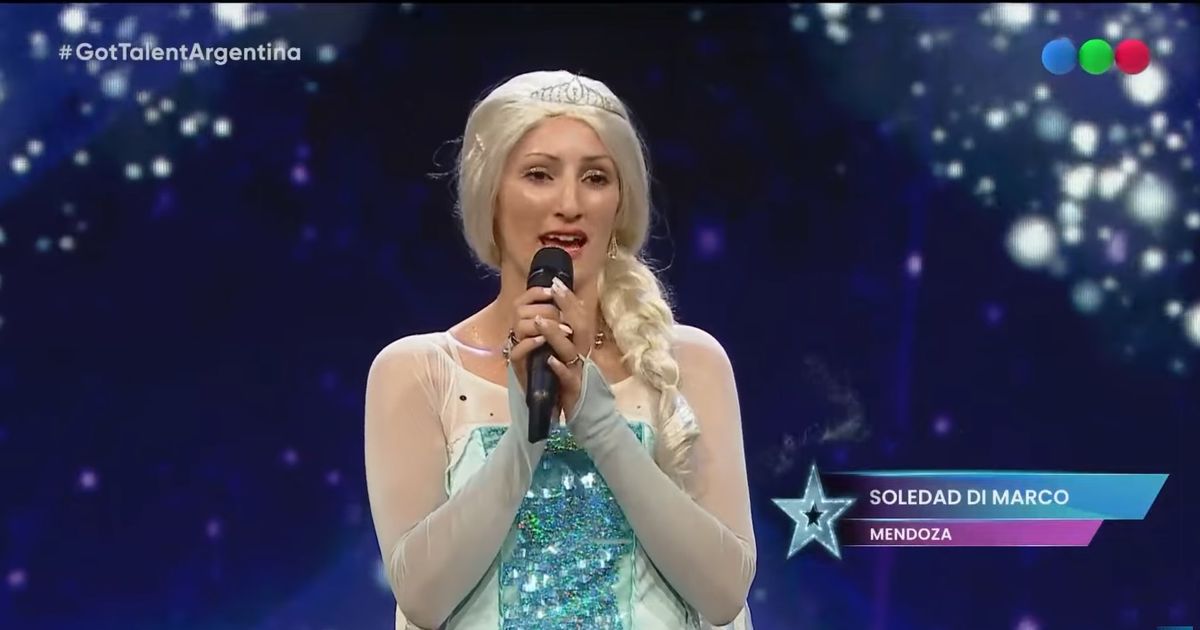 Got Talent Argentina: una mendocina disfrazada de Elsa de Frozen ...