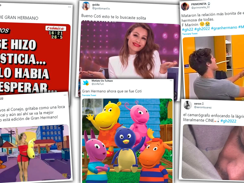 Los mejores memes de la eliminación de Coti de Gran Hermano 2022
