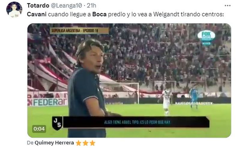 Los mejores memes por la llegada de Cavani a Boca