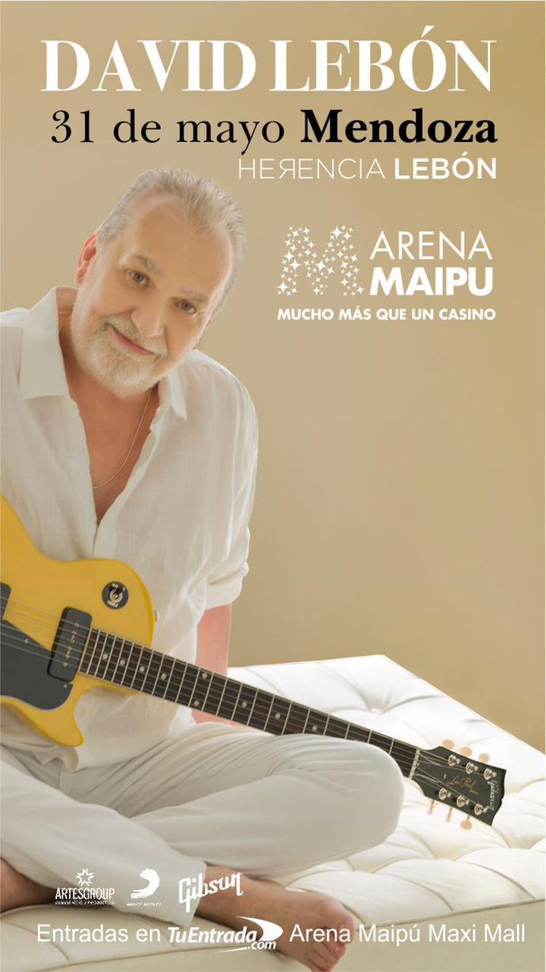 David Lebón presenta su concierto histórico en el Arena Maipú