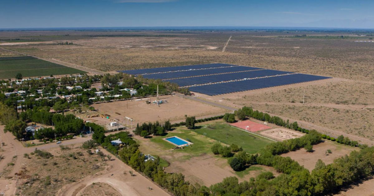 En Santa Rosa se inauguró el parque solar más grande de Mendoza