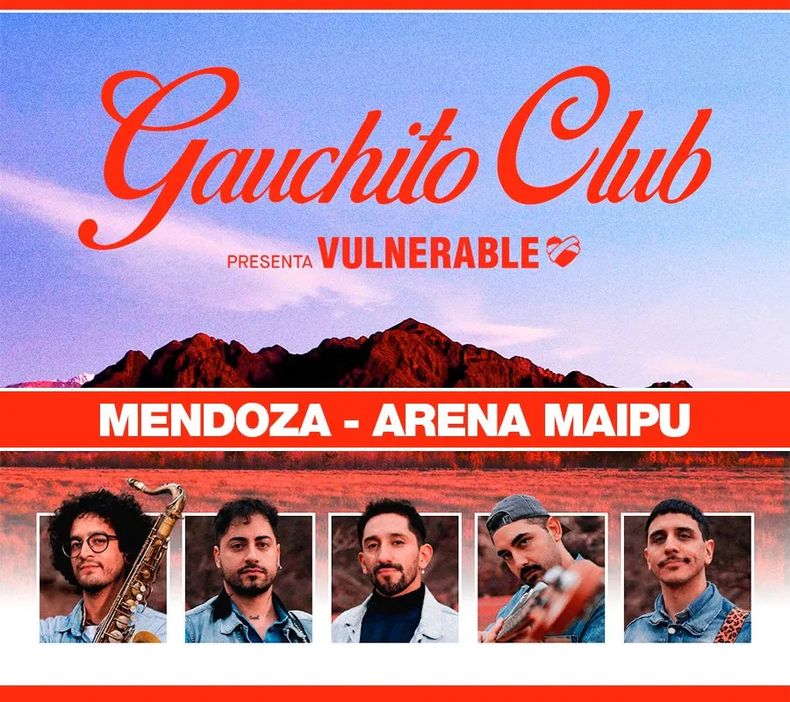 Gauchito Club se presenta este sábado en el Arena Maipú con un mega show
