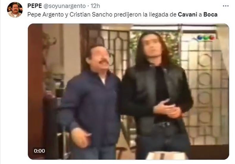 Los mejores memes por la llegada de Cavani a Boca